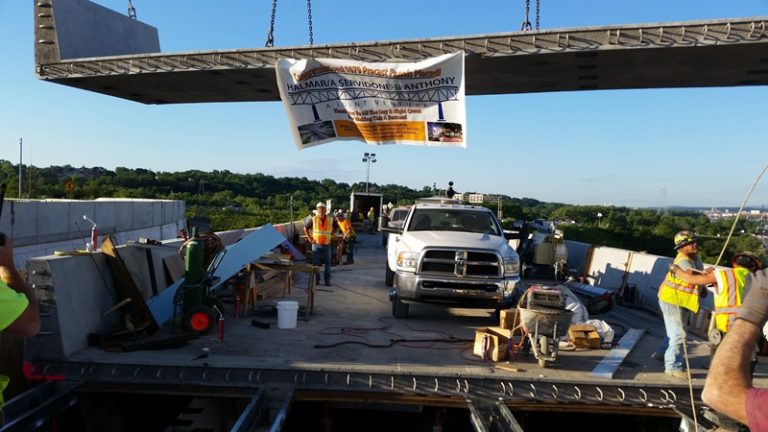 Last Fort Miller Bridge Deck Panel Installed on I-90 Patroon Island ...